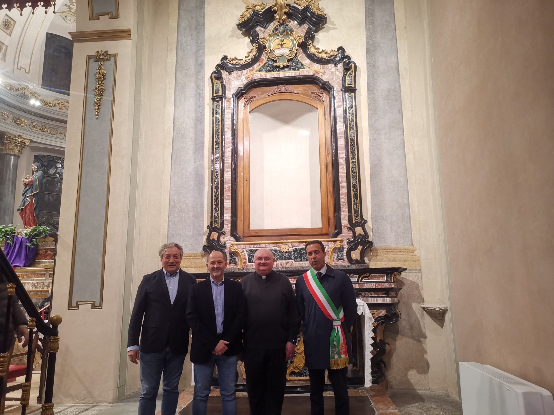 Inaugurati i lavori di restauro sulla Cappella di San Giuseppe nella ...