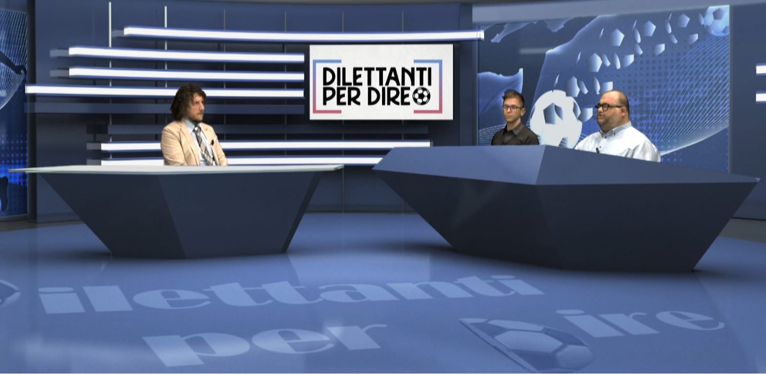 A Dilettanti per Dire il giornalista Andrea Calderoni e il DS del Briga ...